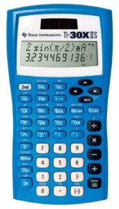 texas instruments ti-30xiis scientific calculator, blue (renewed)