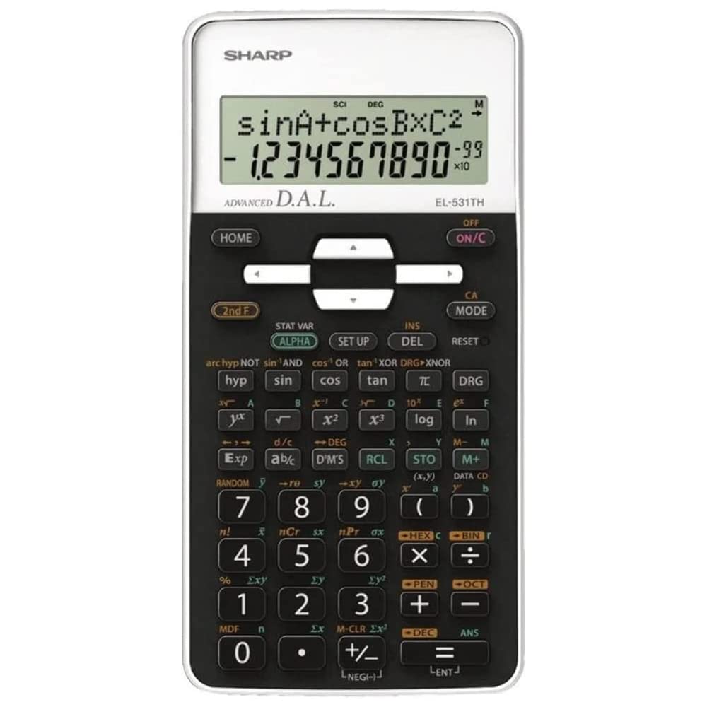 Sharp SH-EL531THBWH Scientific Calculator