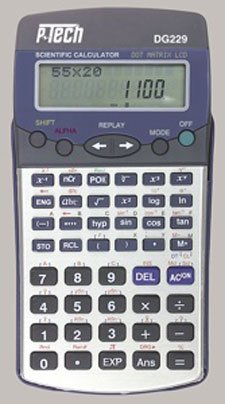 DISPLAY SCIENTIFIC CALC 6-PC