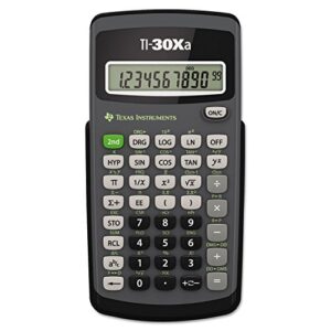 texas instruments ti-30xa scientific calculator, 10-digit lcd, case of 2