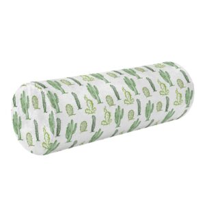 vnurnrn cactus neck support pillow round neck roll bolster cylinder pillow cervical pillows shoulder pillow for leg knee back head support for adults bedroom camp work