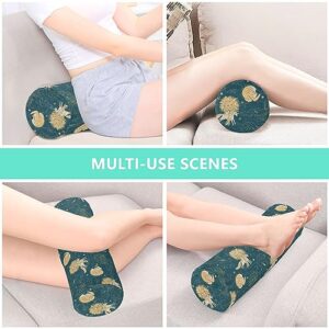 Vnurnrn Sun Moon Stars Galaxy Neck Support Pillow Round Neck Roll Bolster Cylinder Pillow Cervical Pillows Knee Pillow for Leg Knee Back Head Support for Adults Bedroom Camp Work