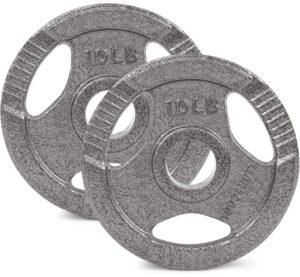 lionscool 2-inch olympic grip plate in pairs or single (10lb pair)