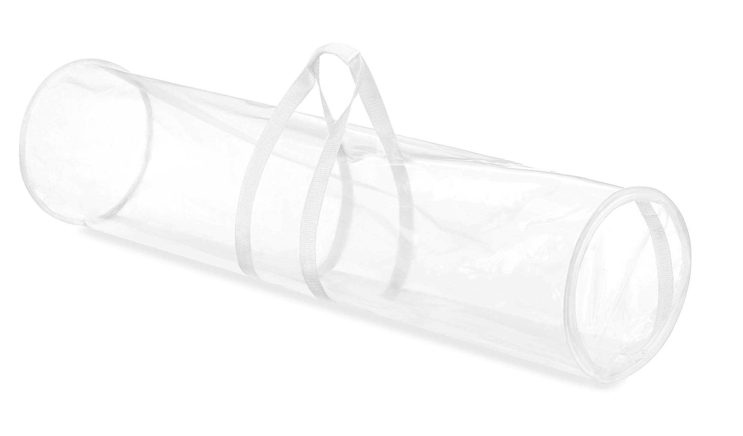 Whitmor Gift Wrap Organizer 41 Inch, Clear/White