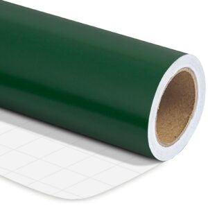 ruspepa green wrapping paper solid color for wedding, birthday, shower, congrats, and holiday - 30 inches x 100feet