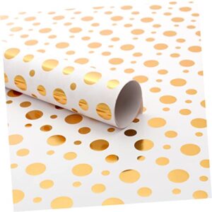 SOLUSTRE Wedding Wrapping Paper Gold Print Wrapping Paper