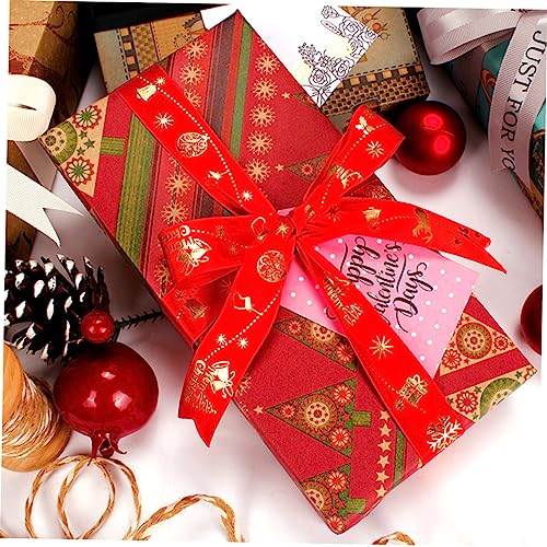 SOLUSTRE 24 Pcs Kraft Wrapping Paper Kraft Paper Gift Wrap Holiday Wrapping Paper Present Wrapping Paper Flower Brown Paper Wrapping Paper Festival Packing Paper Thicken Party Supplies