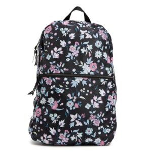 vera bradley women's ripstop packable backpack travel accessory, botanical ditsy, one size