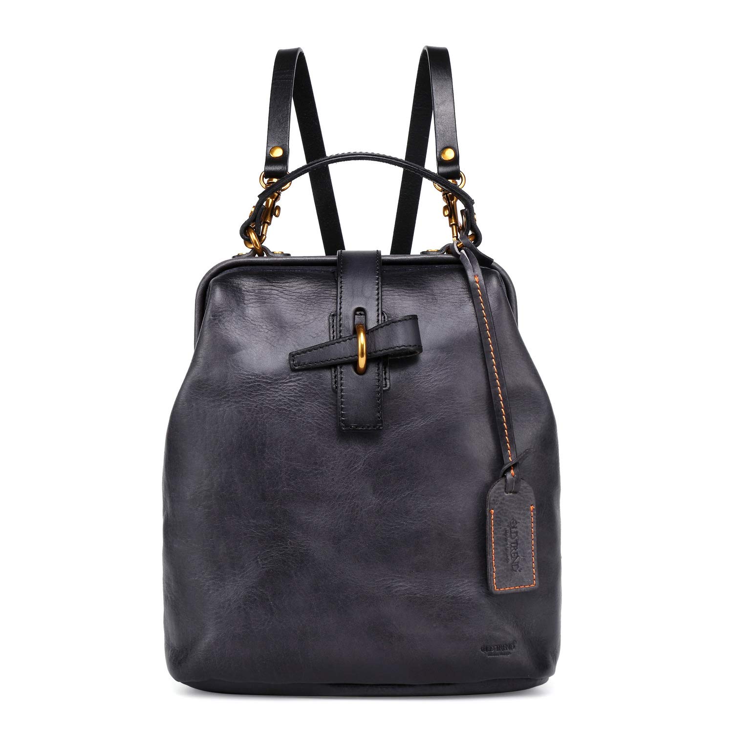 OLD TREND Genuine Leather Pamela Backpack (Grey)