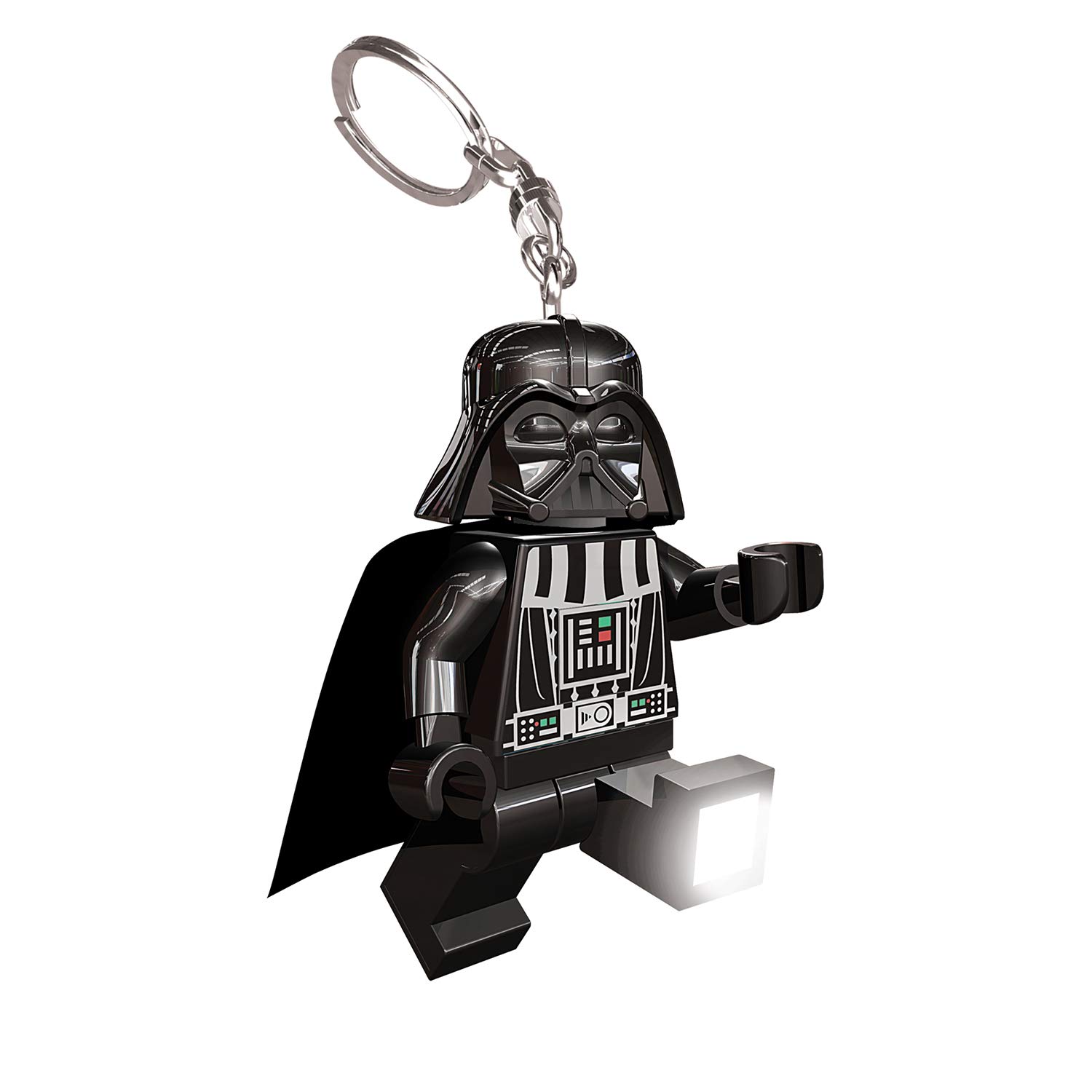 LEGO Star Wars Darth Vader Keychain Light - 3 Inch Tall Figure (KE7H)