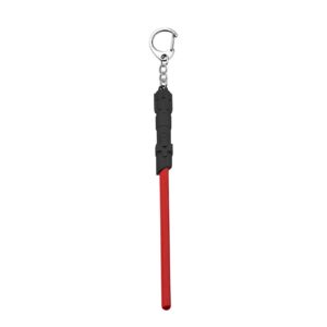 faadbuk wars lover gift wars darth vader lightsaber keychain wars cosplay gifts for friend family (red with black k-s)