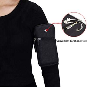 cellphone holster Sports Running Armband Compatible with iPhone Pro Max,12 ,12pro,12 mini,SE2020,11,11 Pro,11 Pro Max,XS Max,XS,X,XR,8 Plus,7 Plus,6s Plus,Adjustable Arm Bag Suitable Compatible with O