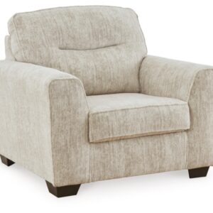 Signature Design by Ashley Lonoke Coastal Upholstered Oversized Chair, Beige