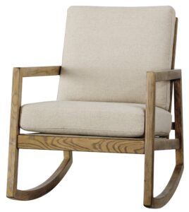 signature design by ashley novelda coastal upholstered accent chair, beige