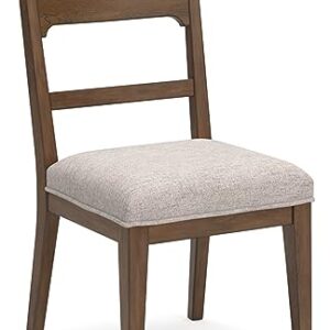 Signature Design by Ashley Cabalynn Traditional Dining Chair Set, 2 Count, Brown & Tan