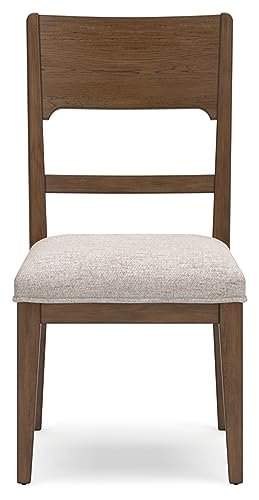 Signature Design by Ashley Cabalynn Traditional Dining Chair Set, 2 Count, Brown & Tan