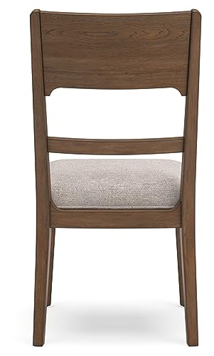 Signature Design by Ashley Cabalynn Traditional Dining Chair Set, 2 Count, Brown & Tan