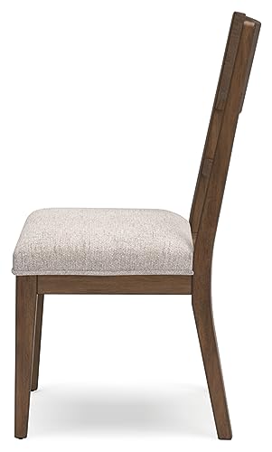 Signature Design by Ashley Cabalynn Traditional Dining Chair Set, 2 Count, Brown & Tan