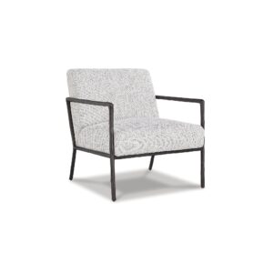 signature design by ashley ryandale modern accent chair, white