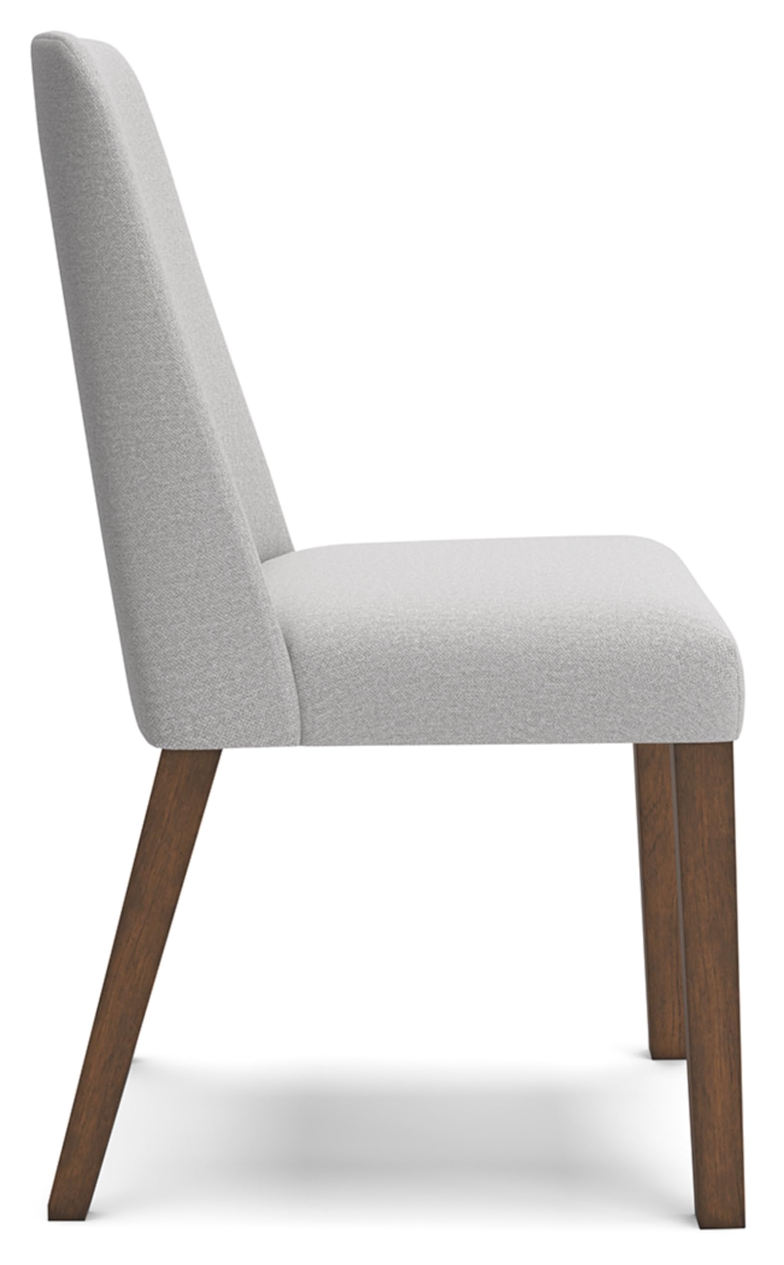 Signature Design by Ashley Lyncott Contemporary Dining Room Upholstered Side Chair with Foam Cushion, Set of 2, Cream & Brown