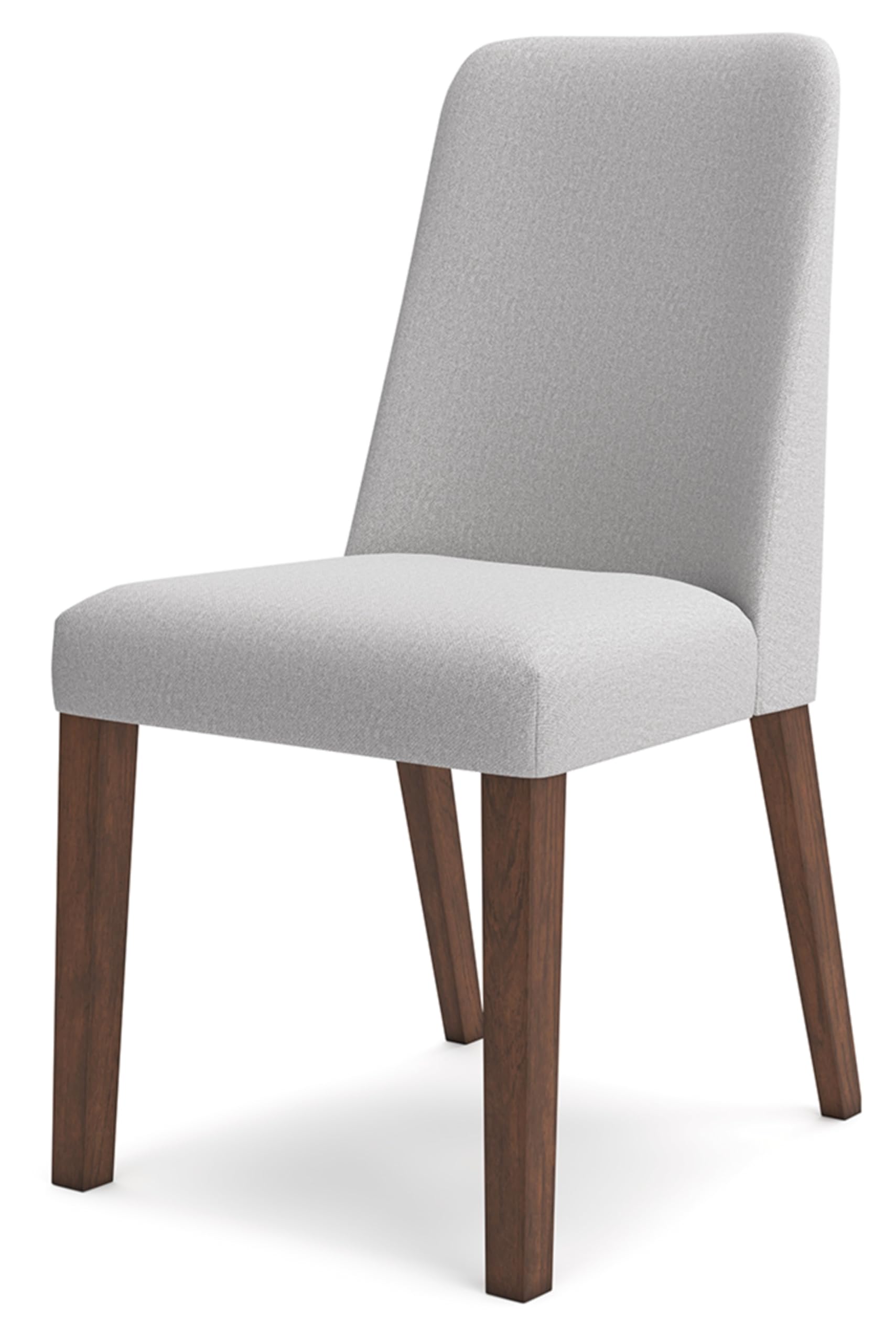 Signature Design by Ashley Lyncott Contemporary Dining Room Upholstered Side Chair with Foam Cushion, Set of 2, Cream & Brown