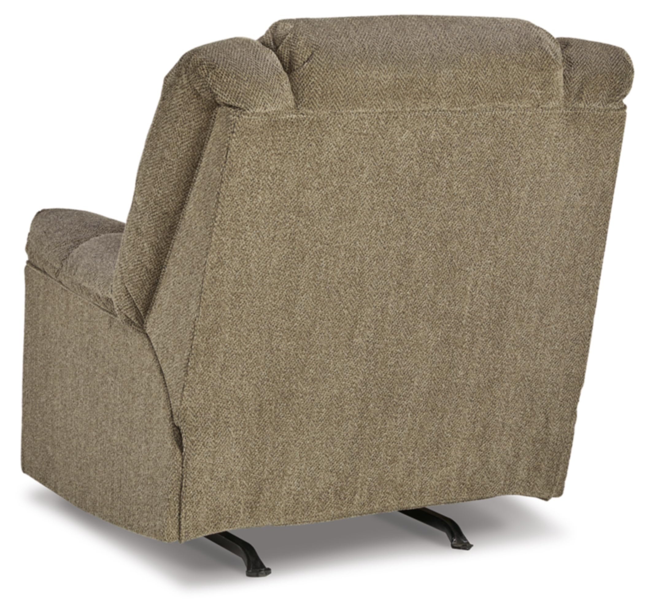 Signature Design by Ashley Kegler Contemporary Tufted Manual Rocker Recliner, Light Brown