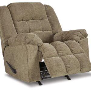 Signature Design by Ashley Kegler Contemporary Tufted Manual Rocker Recliner, Light Brown