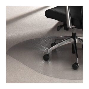 Ultimat Polycarbonate Contoured Chair Mat for Carpets up to 1/2" - 39 x 49"