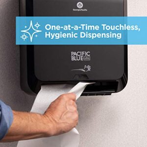 Pacific Blue Ultra 8" High-Capacity Automated Touchless Paper Towel Dispenser by GP PRO (Georgia-Pacific); Black; 59590; 12.9" W x 9" D x 16" H; 1 Dispenser