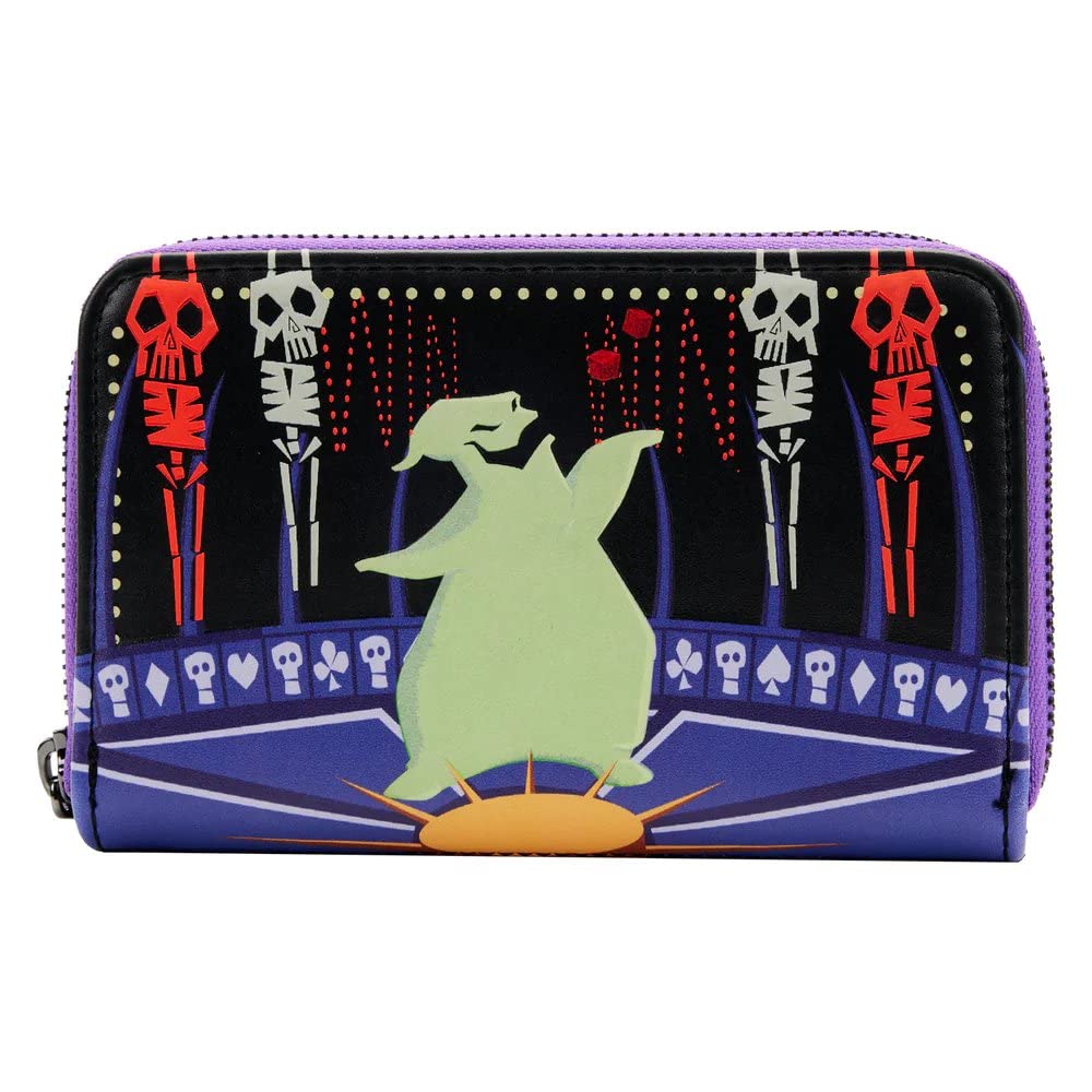 Loungefly Nightmare Before Christmas Oogie Boogie Glow Zip Around Wallet