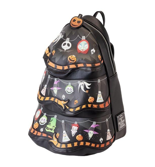 Loungefly Nightmare Before Christmas Tree String Lights Glow Mini Backpack