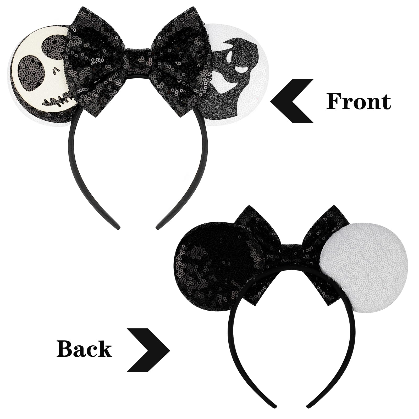 FANYITY Mouse Ears, Sequin Mouse Ears Headband for Boys Girls Women halloween&Disney Trip (HYL)