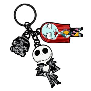 nightmare before christmas character charms keychain