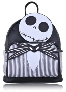 disney nightmare before christmas backpack for women | nightmare before christmas woman purse | pu leather mini backpack purse | jack skellington bag cute backpack for adults and teens