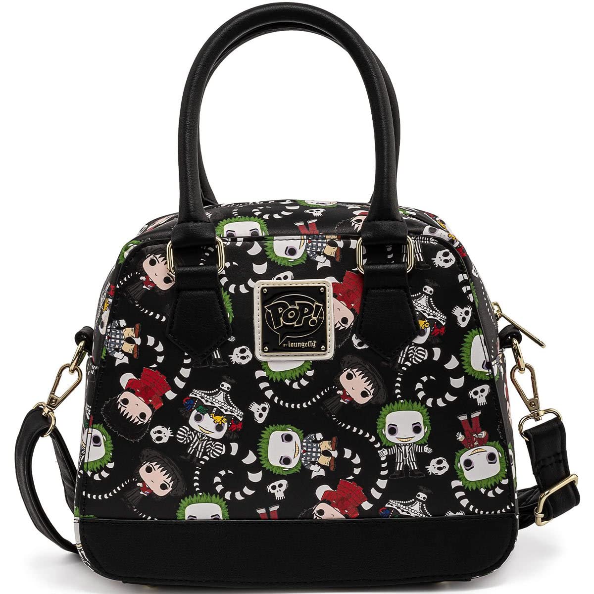 Loungefly 196569 Beetlejuice AOP Shoulder Bag, Multicoloured, 671803380455