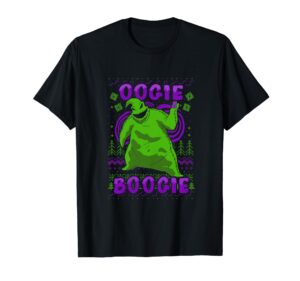 disney nightmare before christmas oogie boogie ugly sweater t-shirt