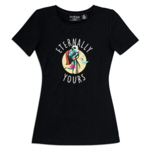 loungefly stitch shoppe disney nightmare before christmas: eternally yours ariana top, size medium