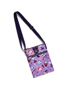 loungefly the nightmare before christmas treats passport crossbody bag