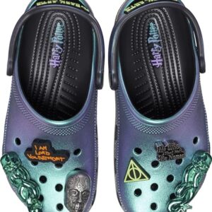 Crocs Unisex-Adult Classic Harry Potter Clogs, Black, 8 Women/6 Men