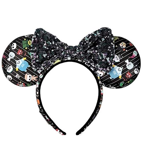 Loungefly Disney Nightmare Before Christmas Minnie Ears Faux Leather Headband