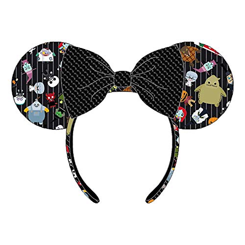 Loungefly Disney Nightmare Before Christmas Minnie Ears Faux Leather Headband