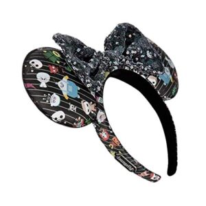 Loungefly Disney Nightmare Before Christmas Minnie Ears Faux Leather Headband