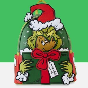 Loungefly Dr. Seuss' How the Grinch Stole Christmas! Santa Cosplay Mini Backpack