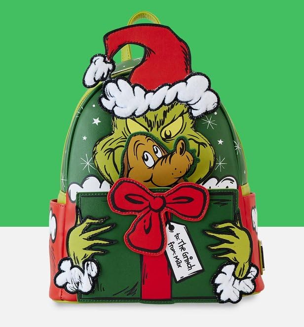 Loungefly Dr. Seuss' How the Grinch Stole Christmas! Santa Cosplay Mini Backpack