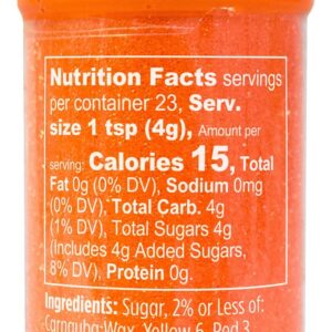 Wilton Sparkling Sugar Decorating Sprinkles, 3.25 oz., Orange