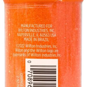 Wilton Sparkling Sugar Decorating Sprinkles, 3.25 oz., Orange