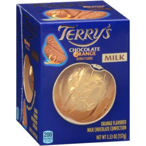 Smiling Sweets Terry's Milk Chocolate Orange - 5.53oz - Pack of 2 - Great tasting chocolate with an added twist of orange flavor - Perfect for sharing - Break apart and enjoy