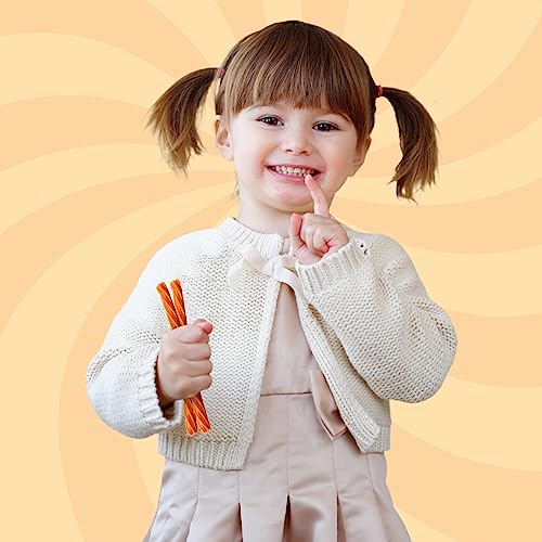 Twizzlers Cream Filled Licorice Candy Twists Full Size 2 Pack - Orange Pop Creamsicle Flavored Sticks Soft and Chewy Sweet Candy for Kids and Adults