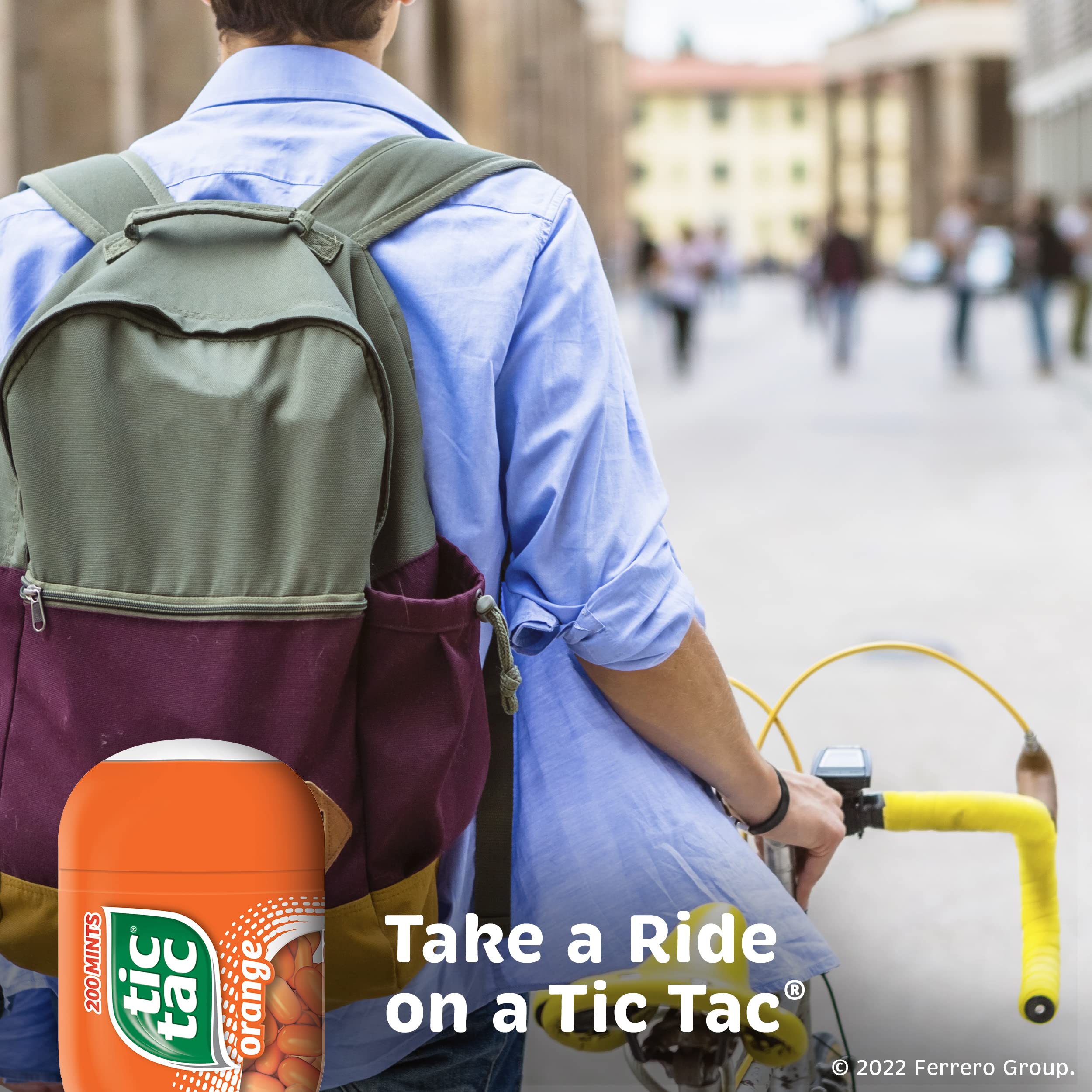 Tic Tac, Orange Flavored Mints, 8 Count, On-The-Go Refreshment, 3.4 Oz Each