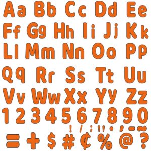 266 pcs letters combo pack set thanksgiving fall chalkboard classroom letters orange bulletin board letter and number accents for home school classroom decor